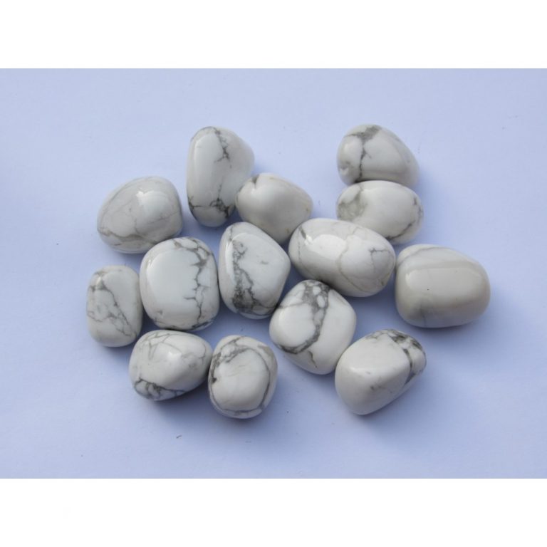 White Howlite Tumble Stone | Completely Crystals Limited